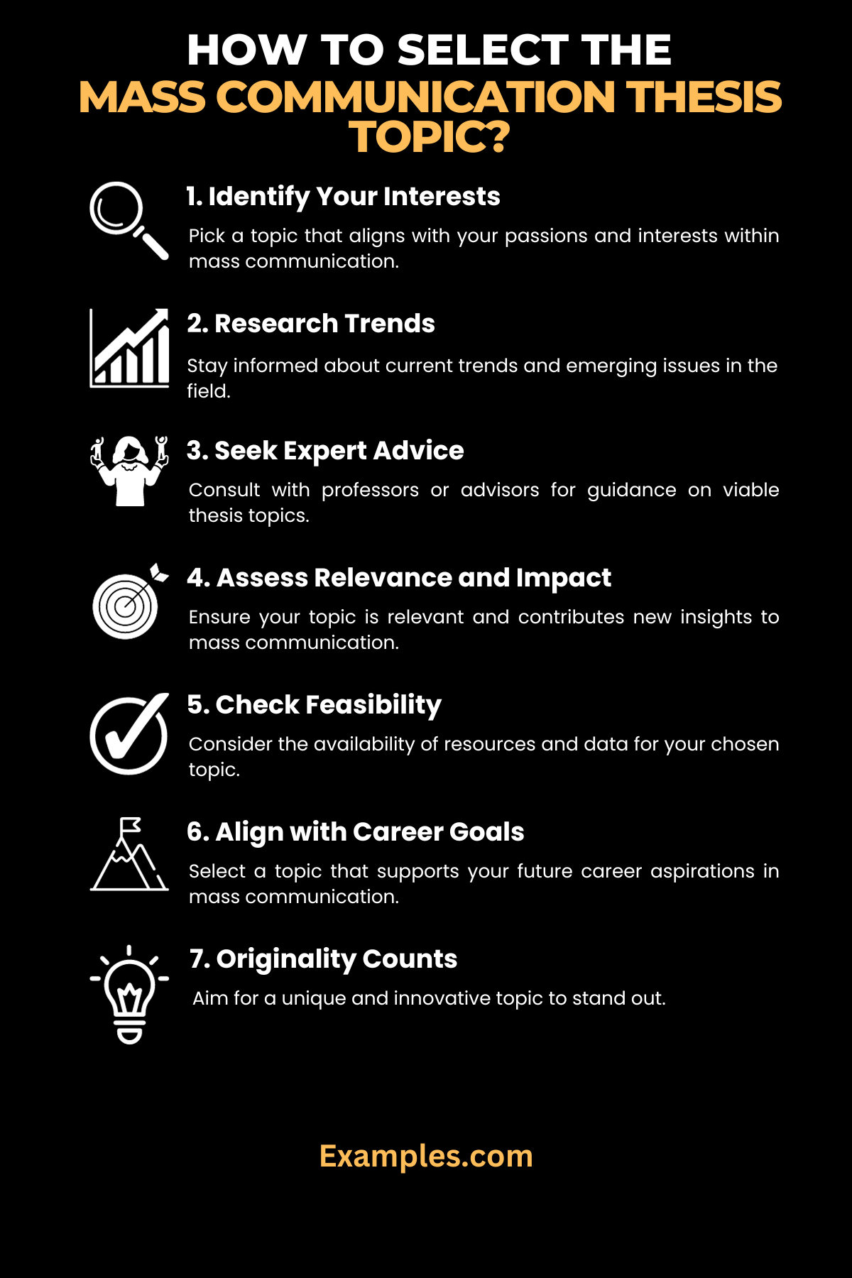 Mass Communication Thesis Topics - Examples, Tips