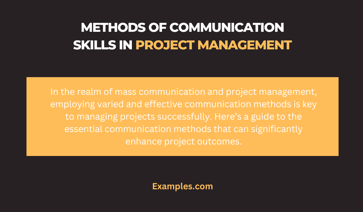 Communication Skills for Project Management - 29+ Examples, How to Improve