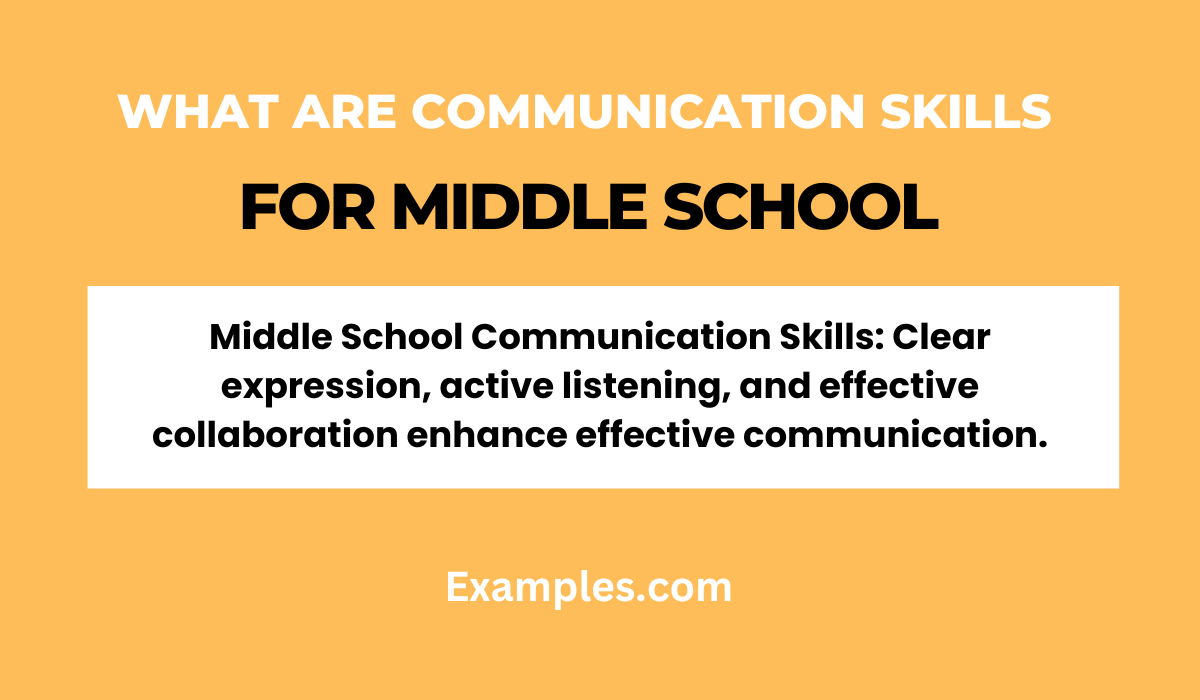 Communication Skills for Middle School - 29+ Examples, Tips