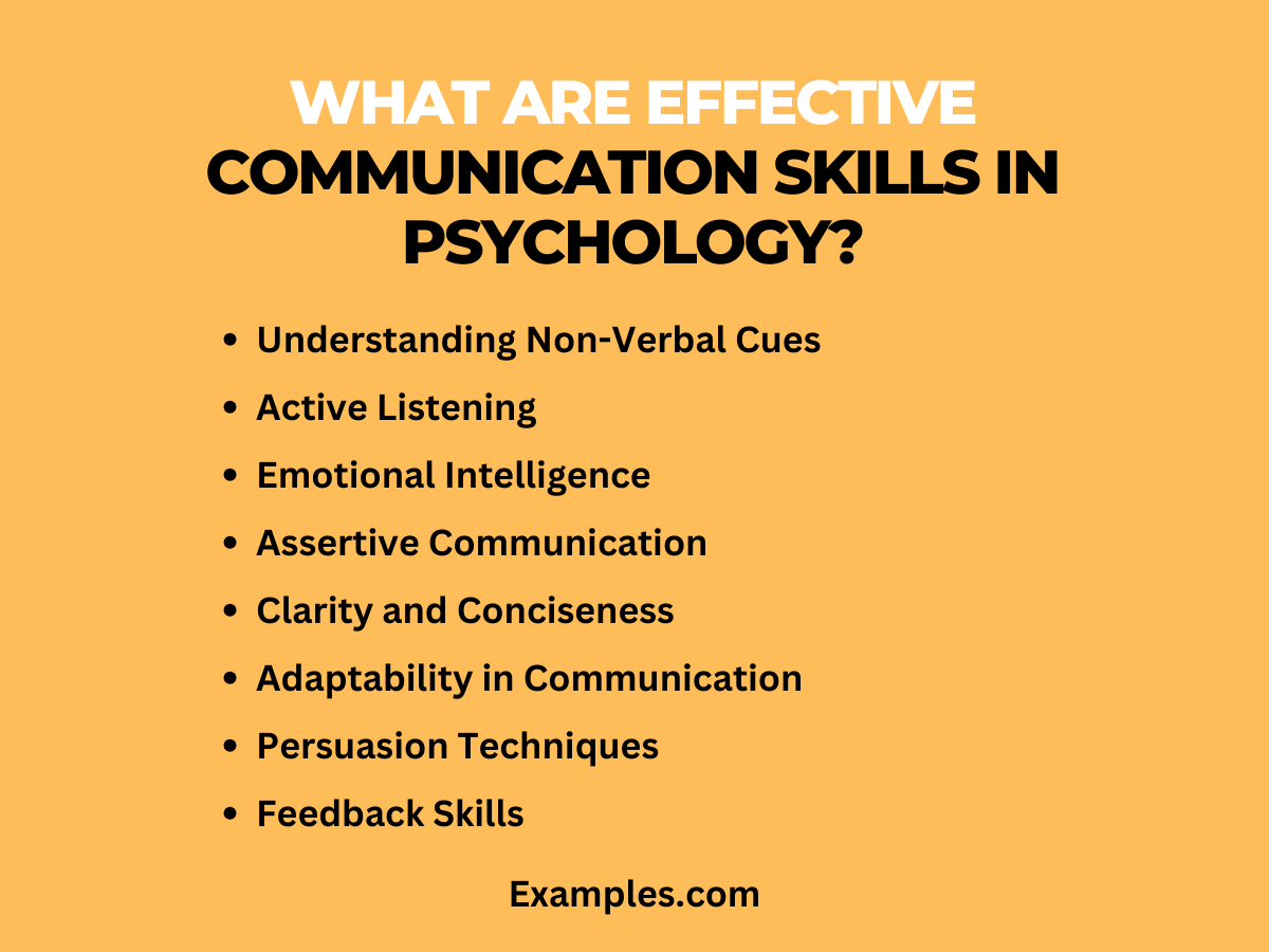 Communication Skills in Psychology - 29+ Examples, How to Use