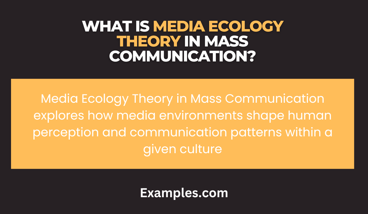 Media Ecology Theory in Mass Communication - 29+ Examples, How to Use