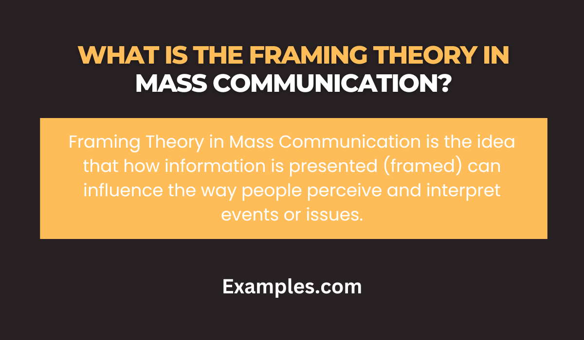 Framing Theory in Mass Communication - 29+ Examples, How to use