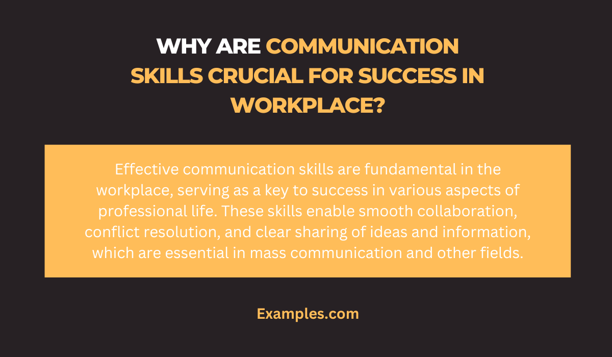 Communication Skills for Workplace Success - 29+ Examples, How to Improve