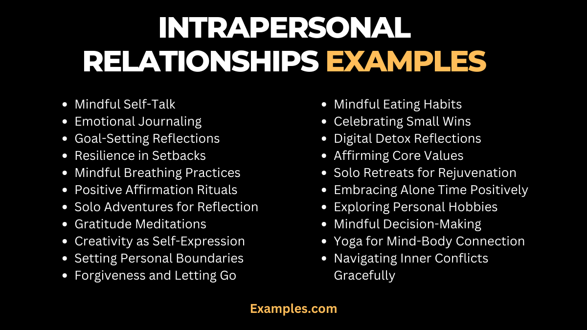 Intrapersonal Relationships - 24+ Examples, Tips