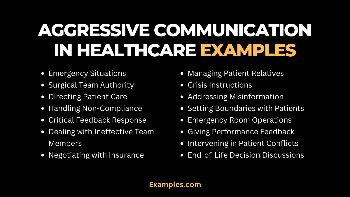 Aggressive Communication in Healthcare - 15+ Examples, Benefits