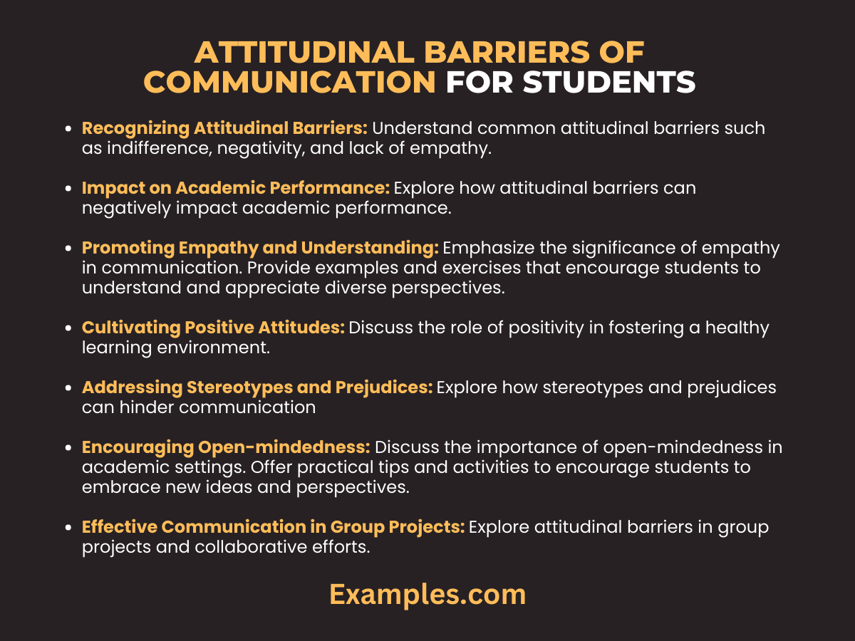 Attitudinal Barriers of Communication - 19+ Examples, How To Overcome