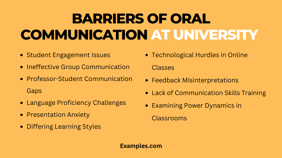 Barriers of Oral Communication 29+ Examples