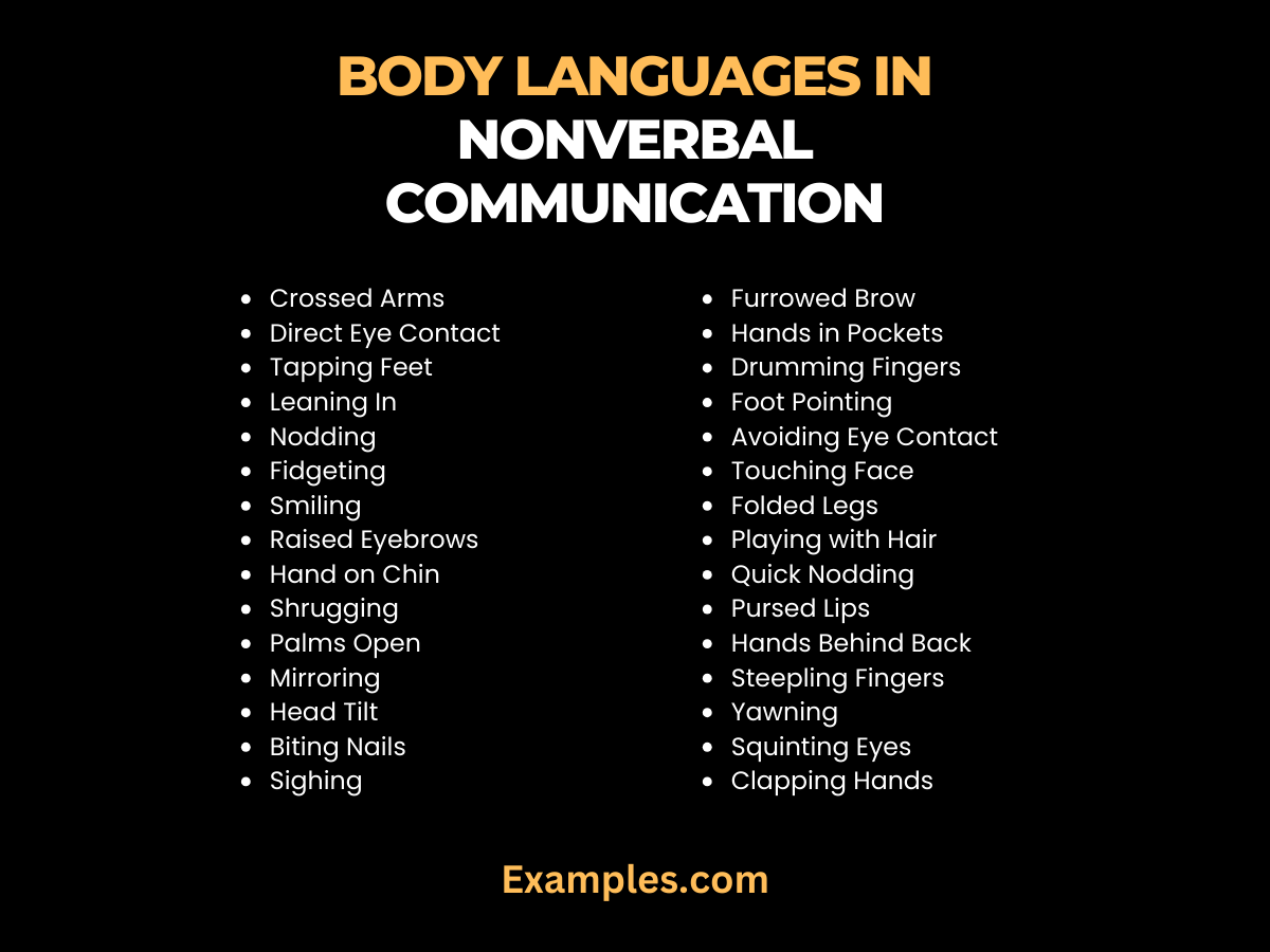 Body Language in Nonverbal Communication - 29+ Examples, How to Improve