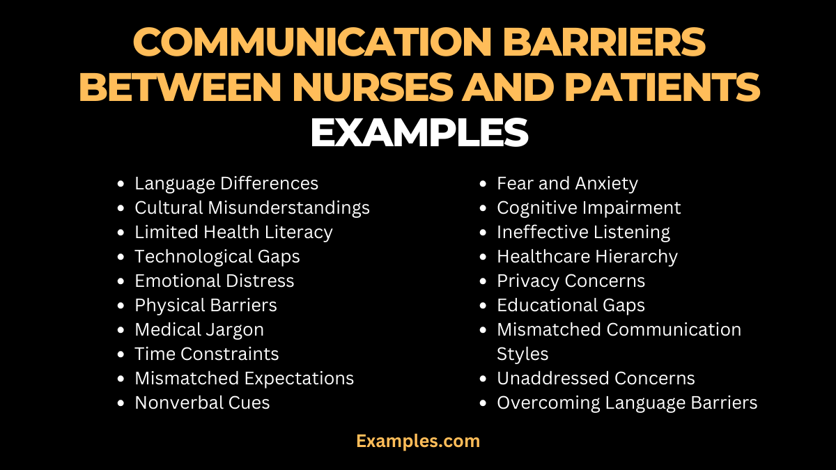 Communication Barriers Between Nurses and Patients - 19+ Examples, Tips