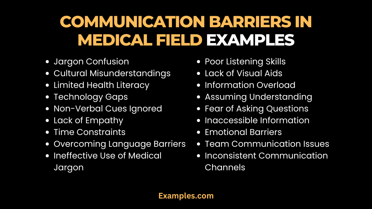 Communication Barriers in Medical Field - 19+ Examples, Types
