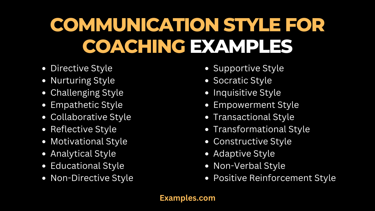Communication Style for Coaching - 19+ Examples