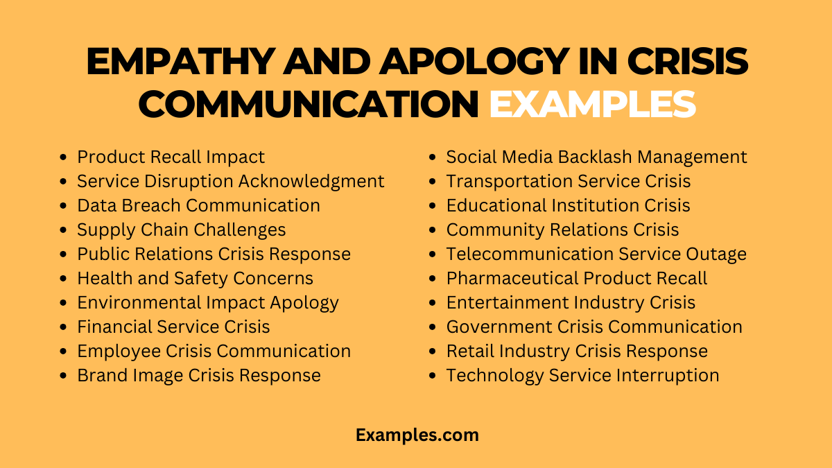 Empathy and Apology in Crisis Communication - 19+ Examples