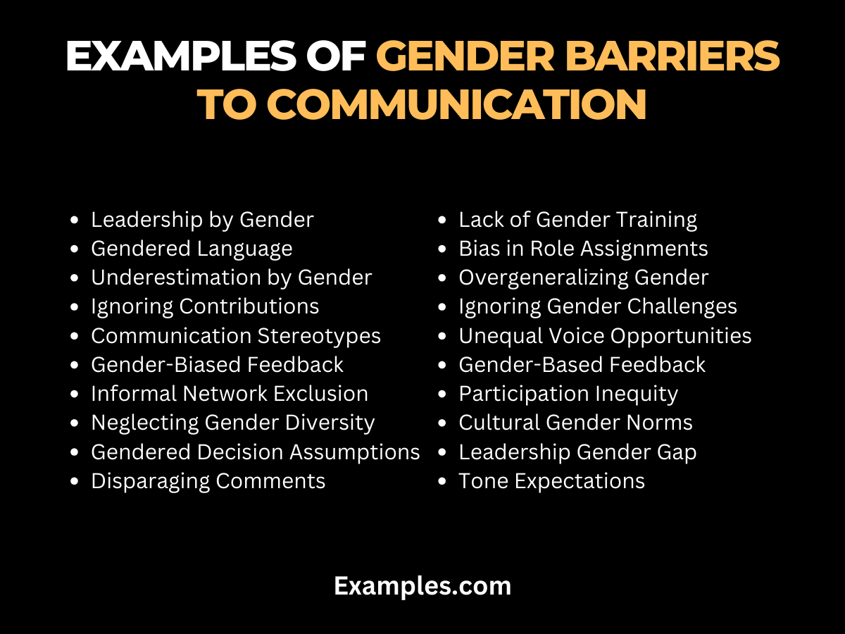Gender Barriers To Communication 19 Examples How To Overcome