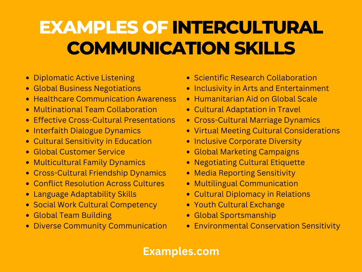 29 Intercultural Communication Skills Examples 29 Intercultural Communication Skills Examples