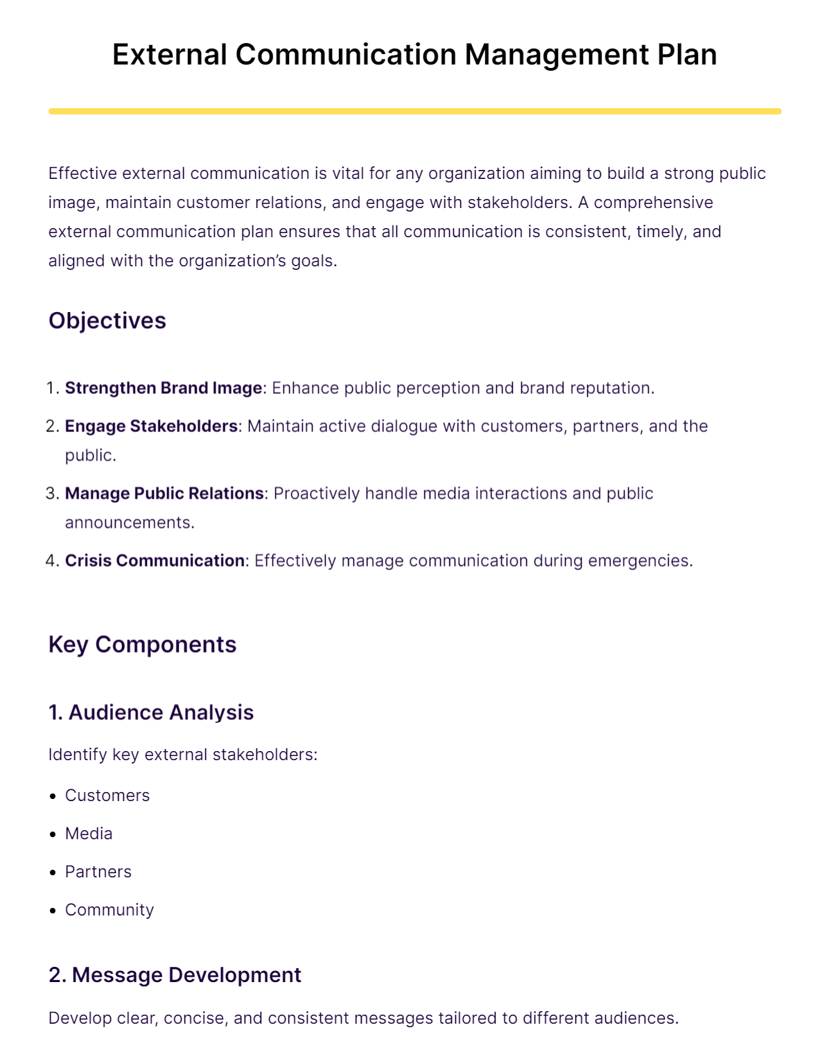 External Communication Plan - 5+ Examples, How to Create