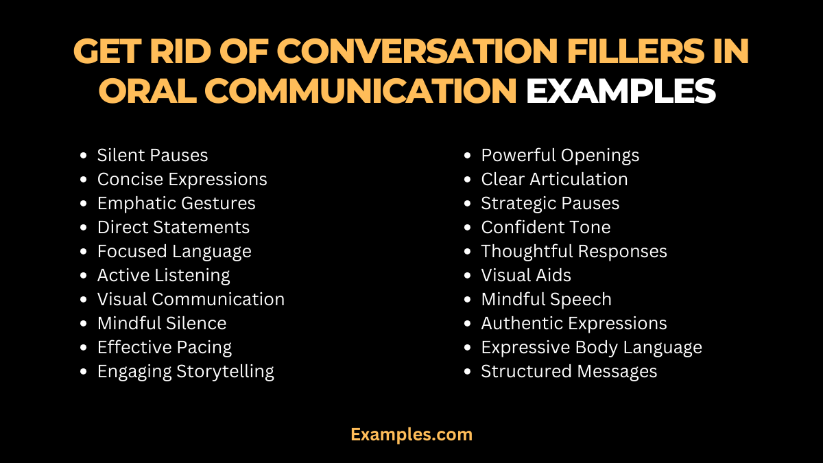 Get Rid Of Conversation Fillers In Oral Communication - 19+ Examples, Tips