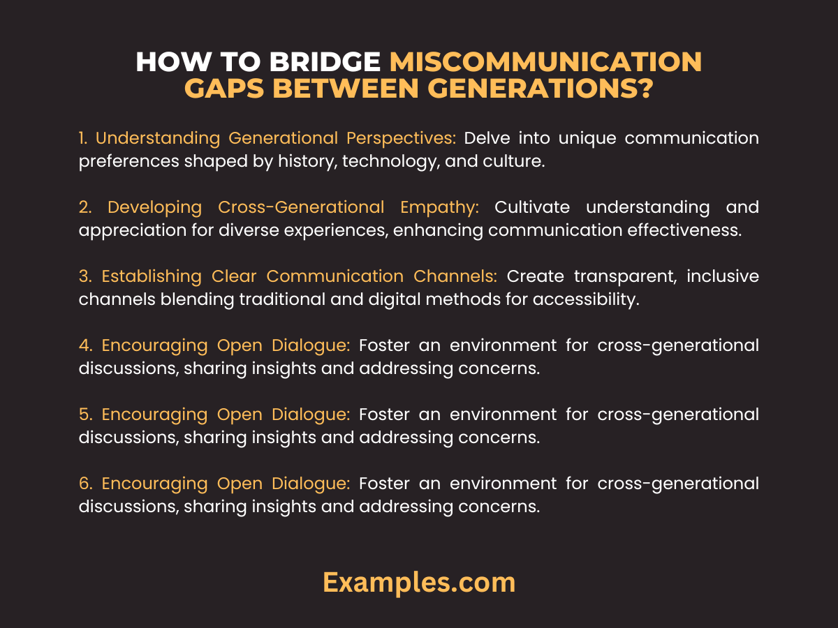 Miscommunication between Generations: Examples, Pdf