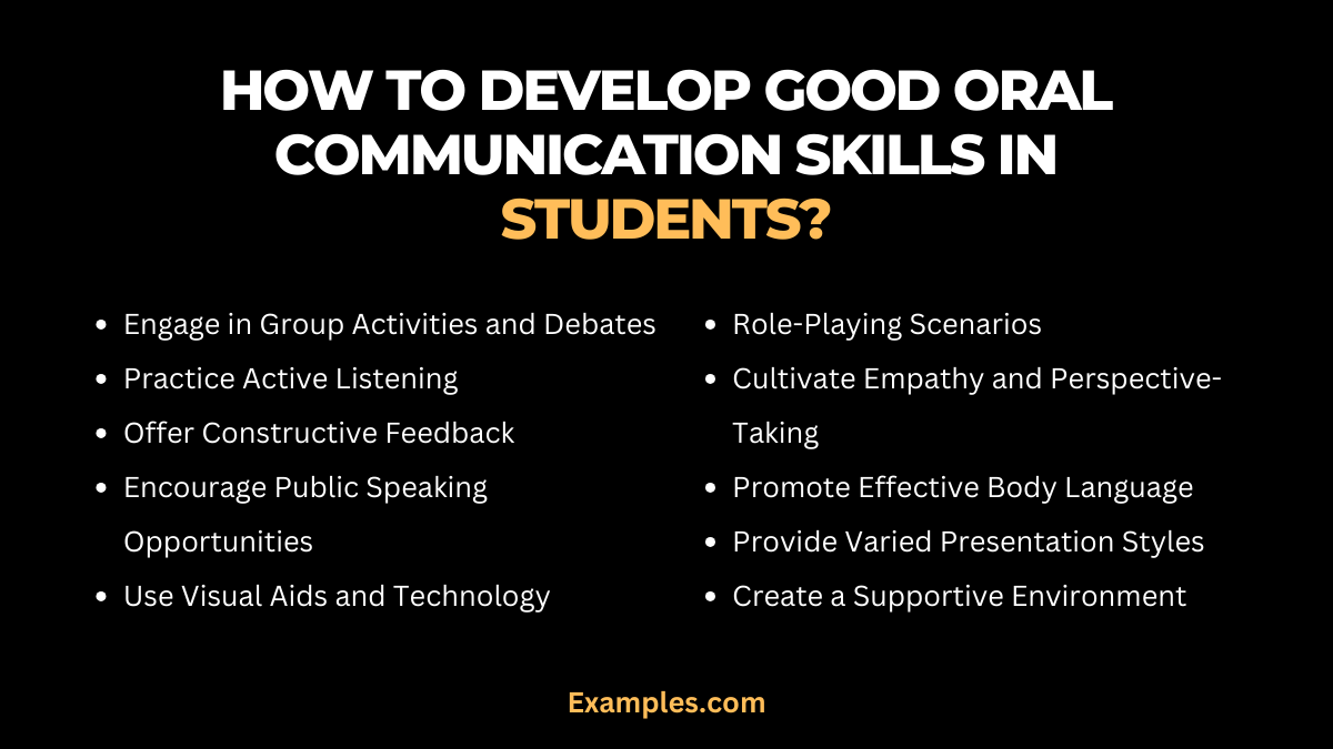 What Makes Good Oral Communication?