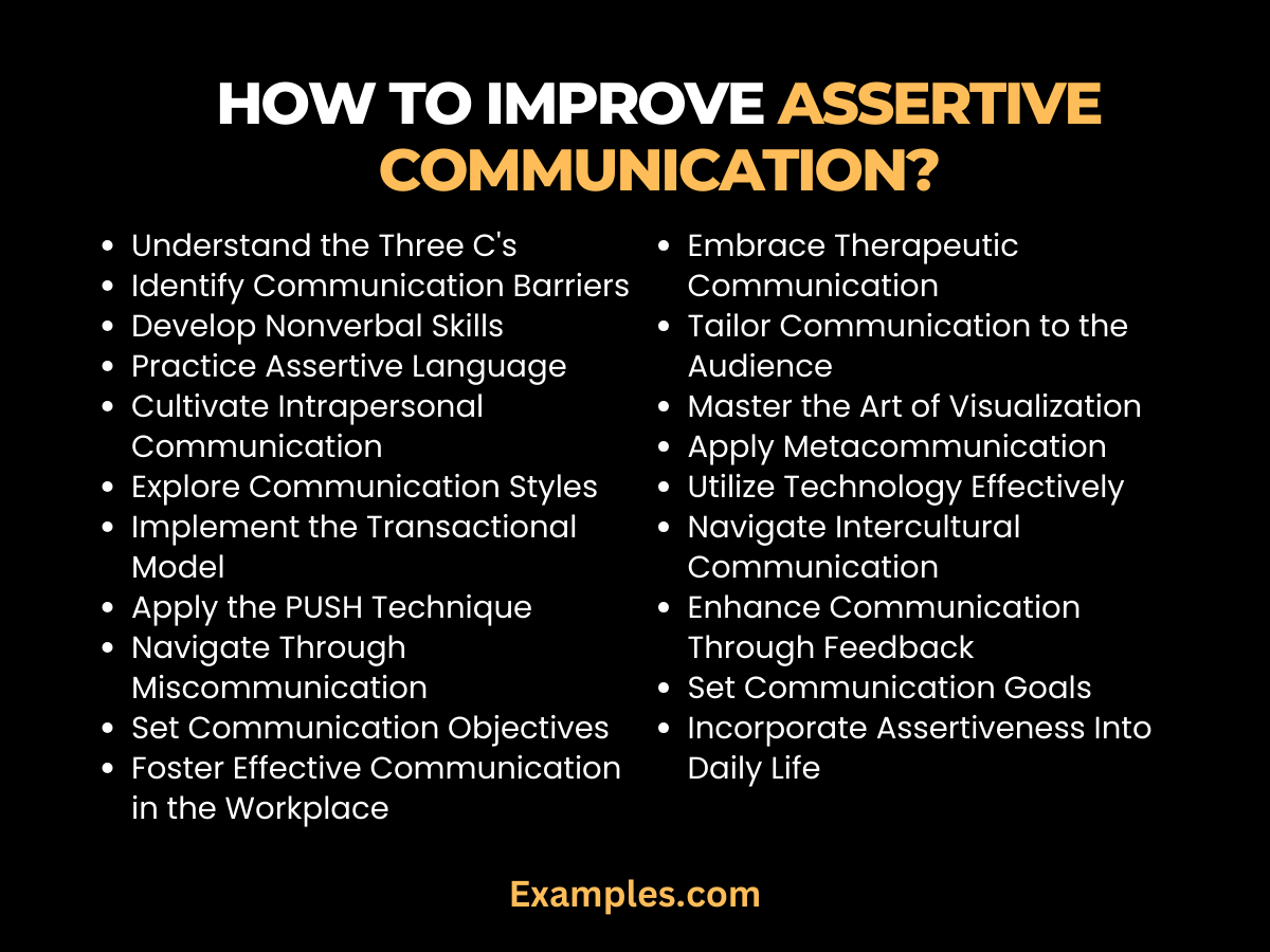 How To Improve Assertive Communication 19 Examples How To Improve