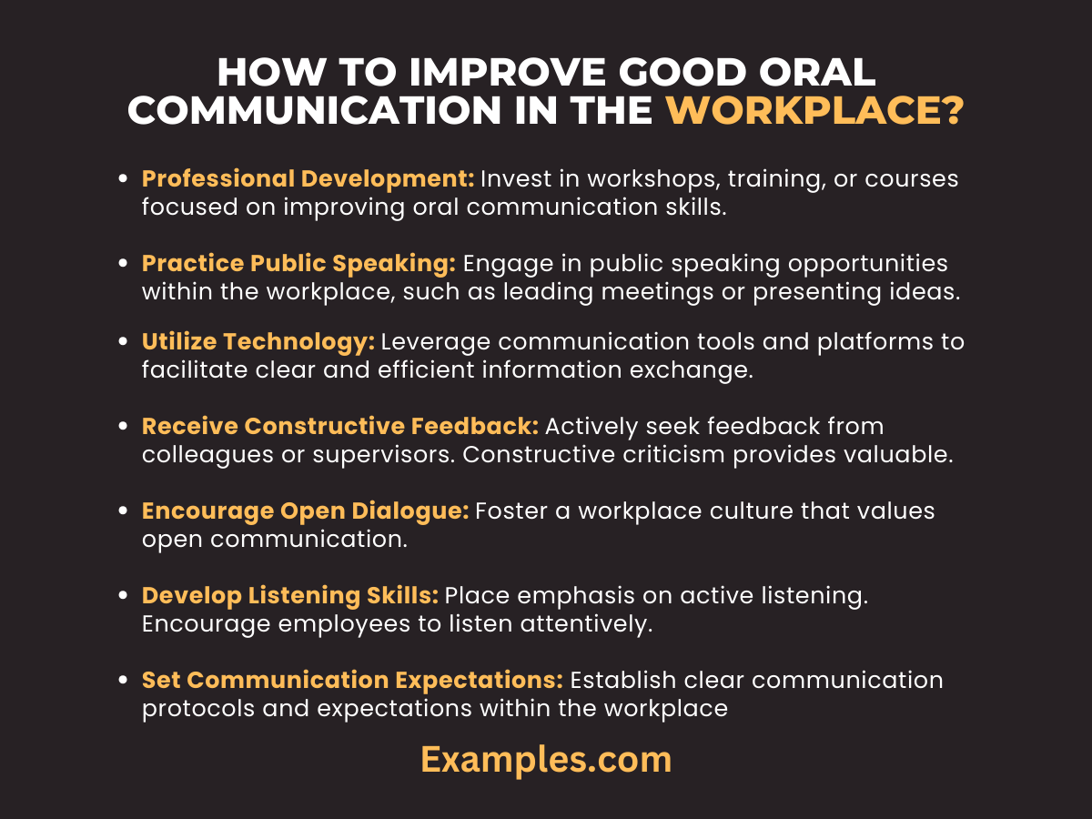 What Makes Good Oral Communication?