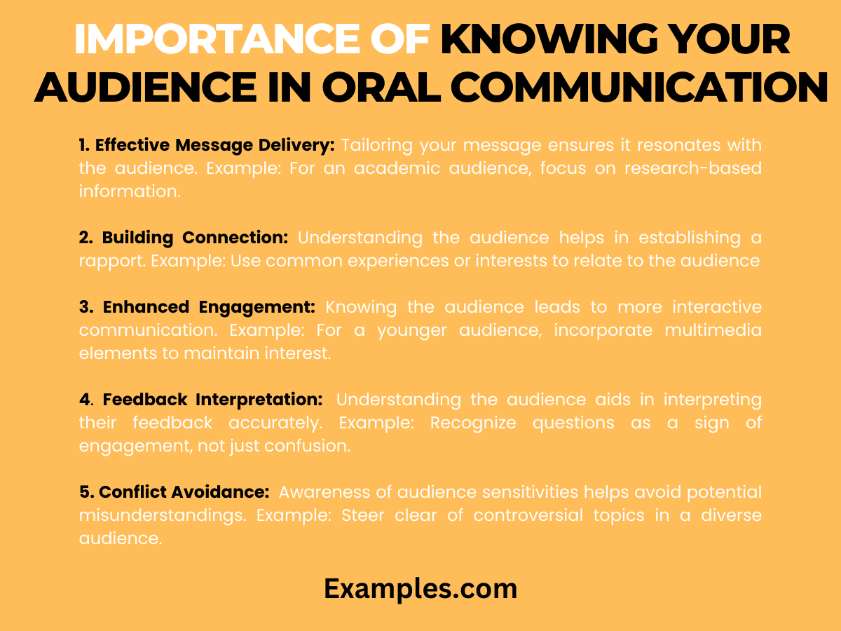 Know Your Audience in Oral Communication - 9+ Examples, Types