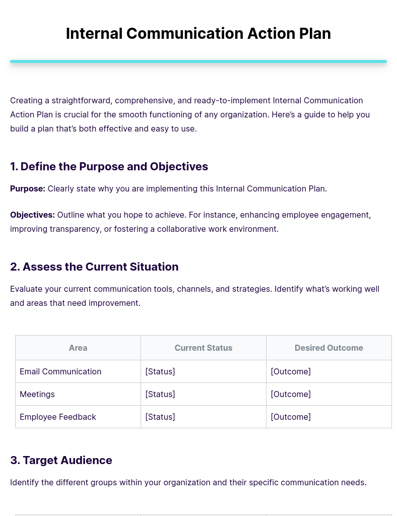 Internal Communication Plans - 11+ Examples, How to Create