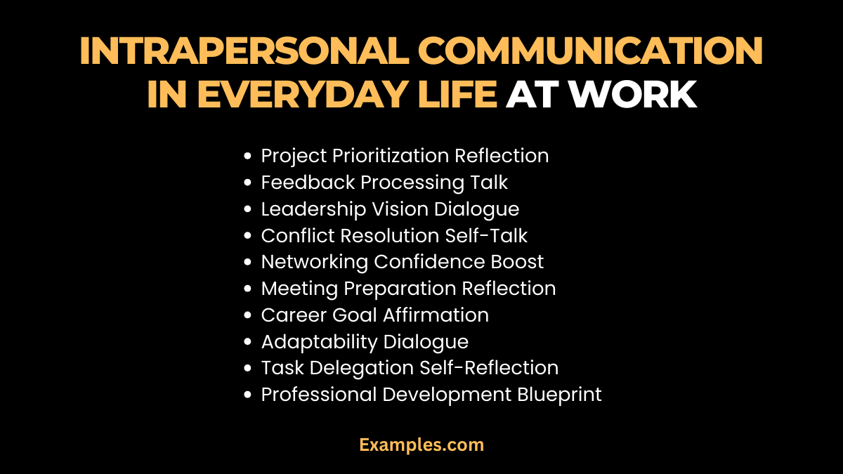 Intrapersonal Communication in Everyday Life - 19+ Examples