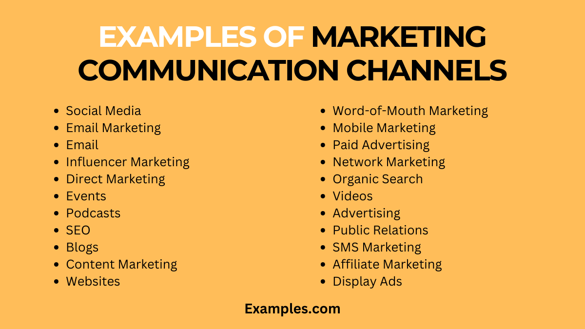 Marketing Communication Channels - Examples, How to choose
