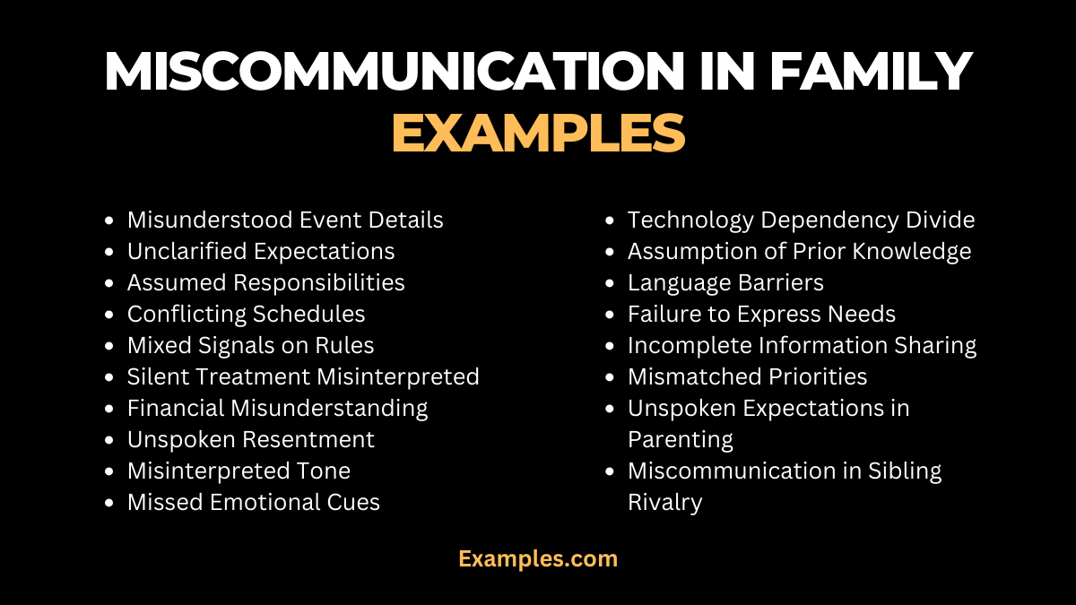 Miscommunication in Family - 19+ Examples, Tips