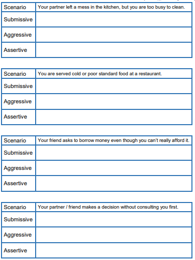 Assertive Communication Worksheets - 10+ Examples, How to Use, PDF