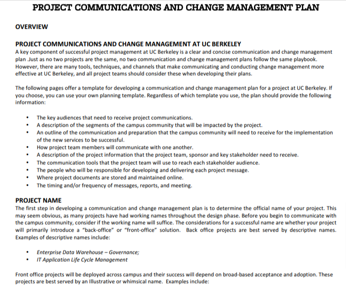 Project Communication Plan - 12+ Examples, How to Create