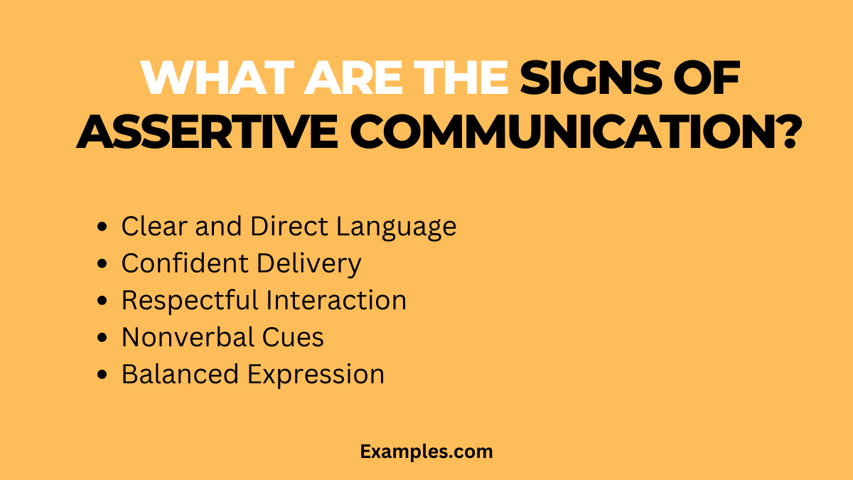 Signs of Assertive Communication - 9+ Examples, How To Be