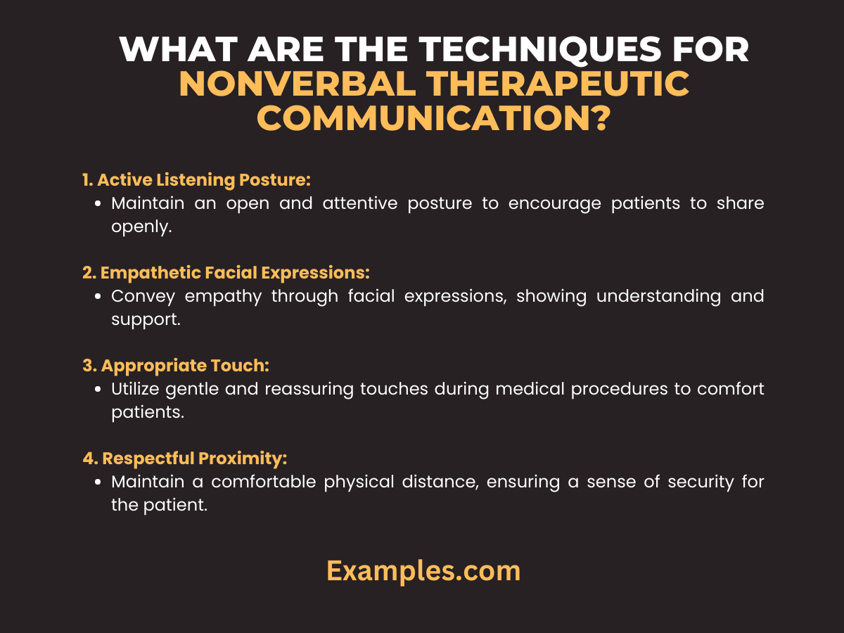 Nonverbal Therapeutic Communication - 19+ Examples, Tips