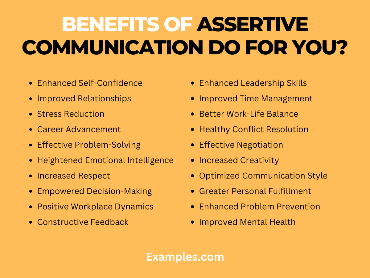 Benefits Of Assertive Communication Do for You?
