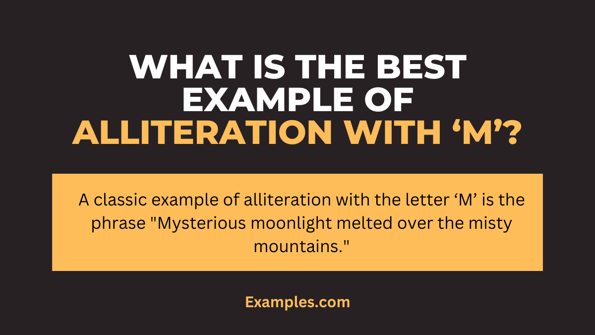 Alliteration with M Examples, How to Write, Tips