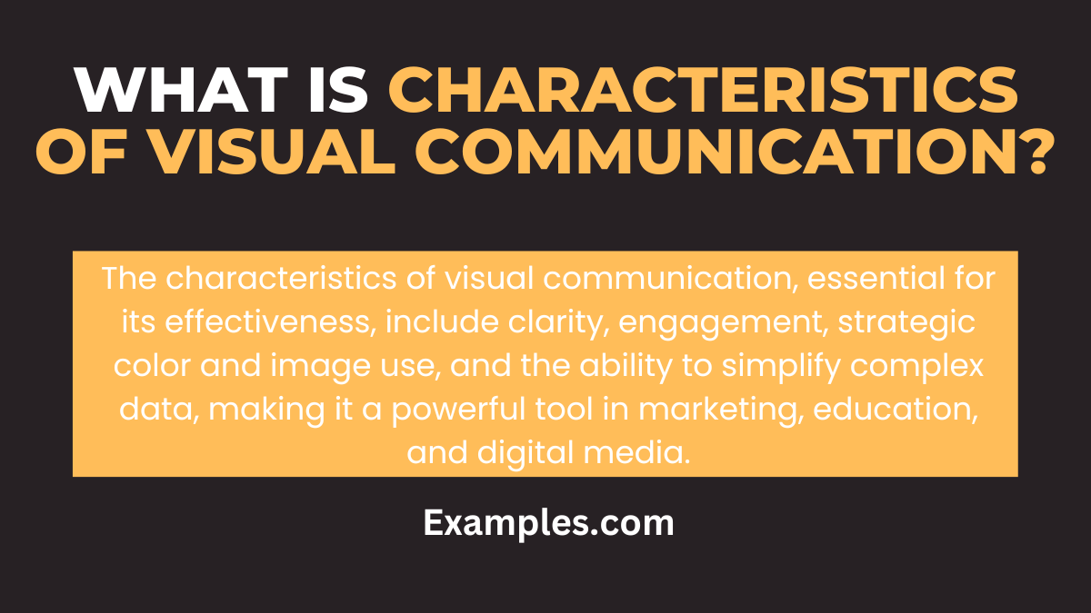 Characteristics of Visual Communication - 19+ Examples, Tips