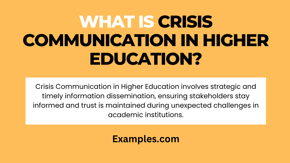 Crisis Communication in Higher Education - 19+ Examples, Tips