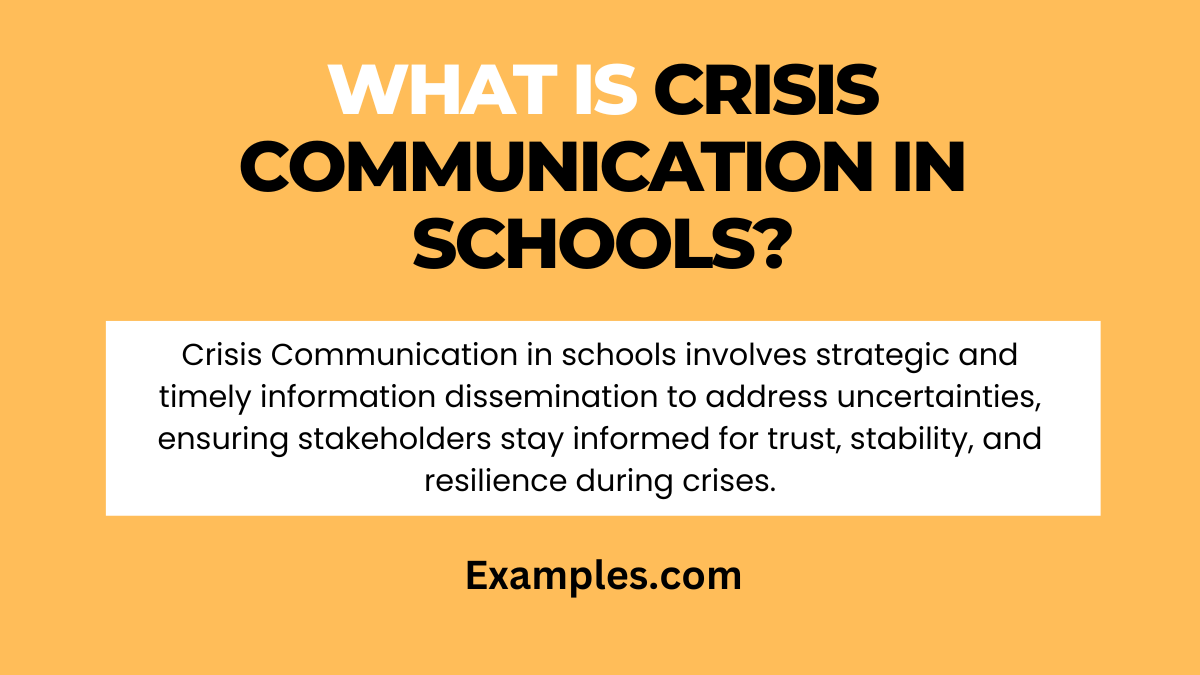 Crisis Communication in Schools - 19+ Examples, Tips