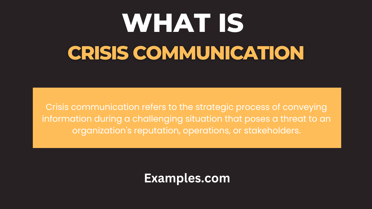 How to Handle Crisis Communication - Examples
