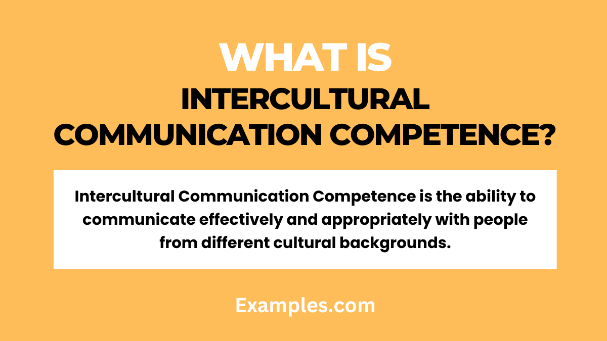 Components of Intercultural Communication Competence 14+ Examples
