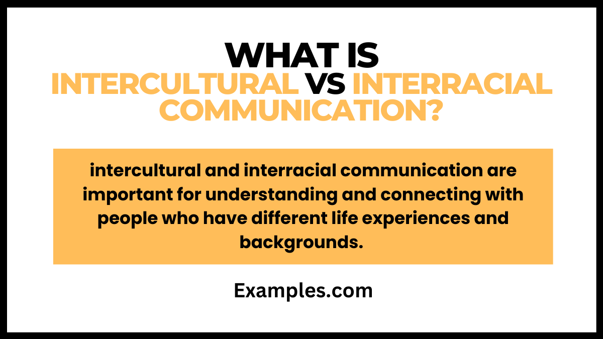 Intercultural vs Interracial Communication - 19+ Examples