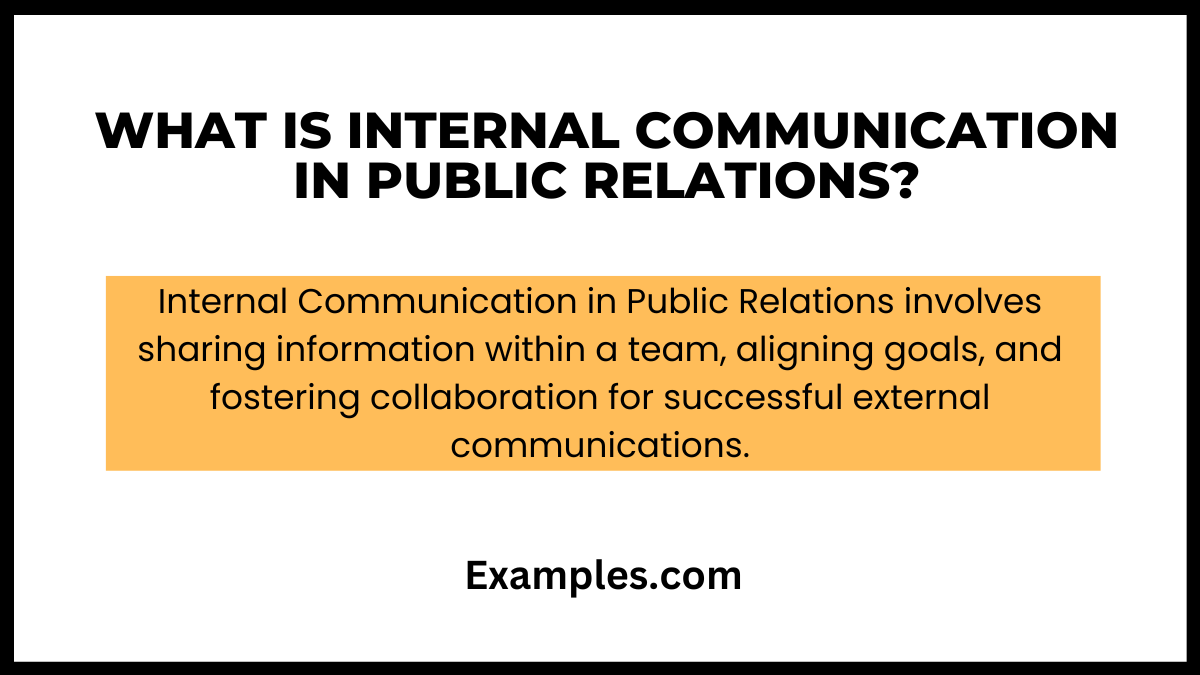 Internal Communication in Public Relations - 14+ Examples