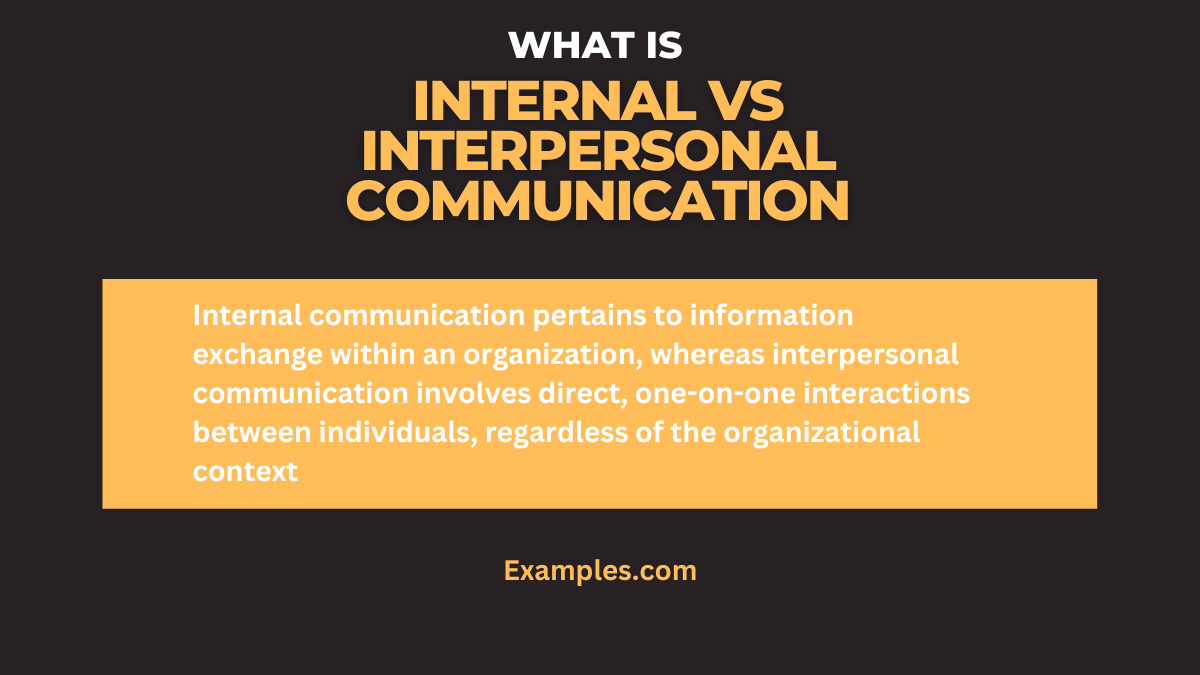 Internal vs Interpersonal Communication - Examples, How to Improve