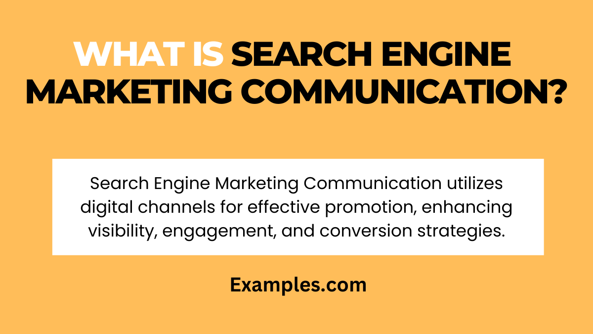 Search Engine Marketing (SEM) Communication - 19+ Examples, How to Use ...