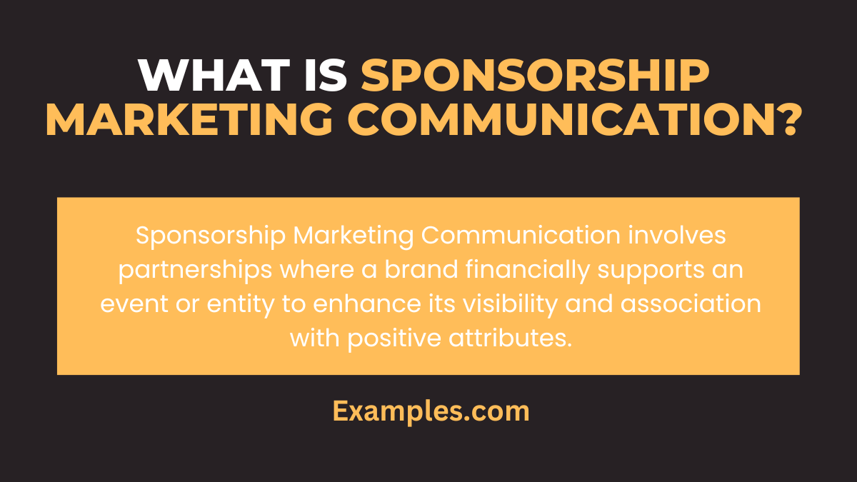 Sponsorship Marketing Communication - 19+ Examples
