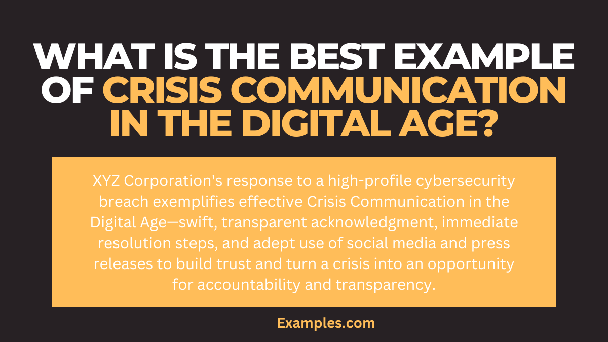 Crisis Communication in the Digital Age - 19+ Examples, How to Develop