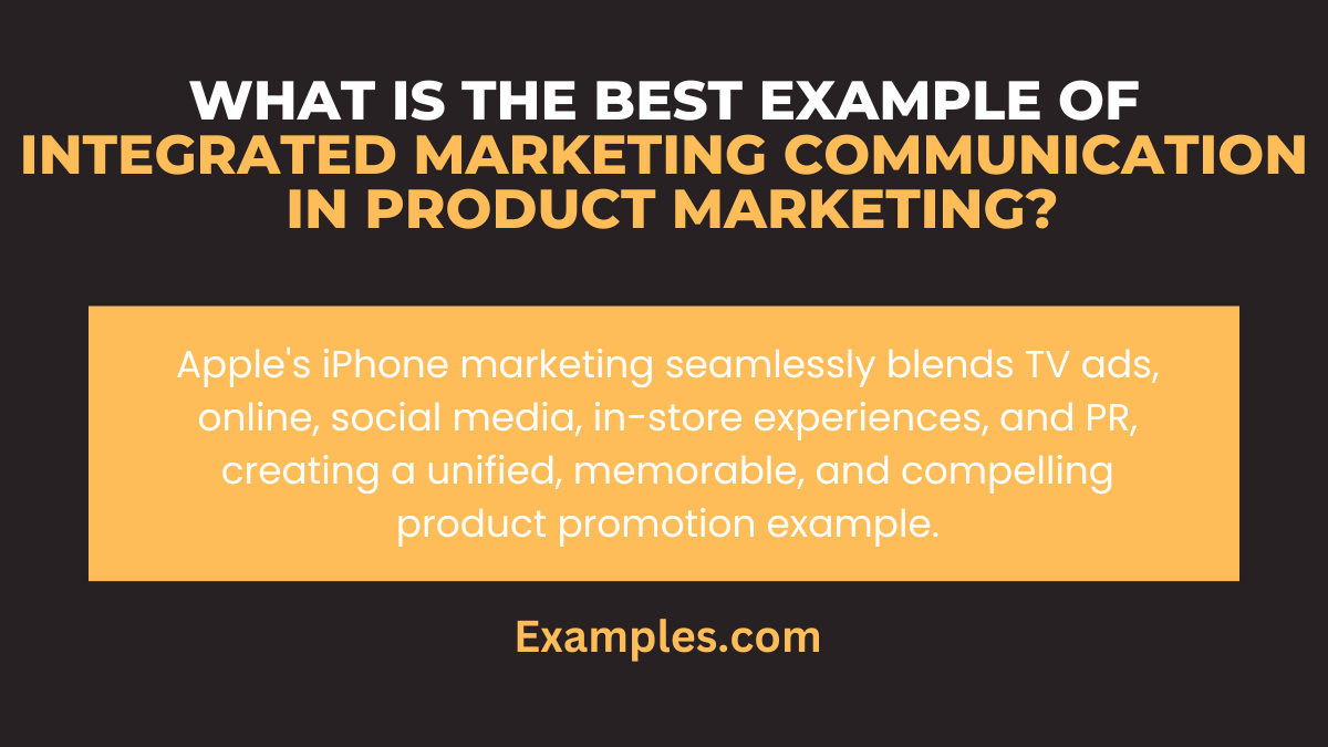 Integrated Marketing Communication in Product Marketing - 19+ Examples
