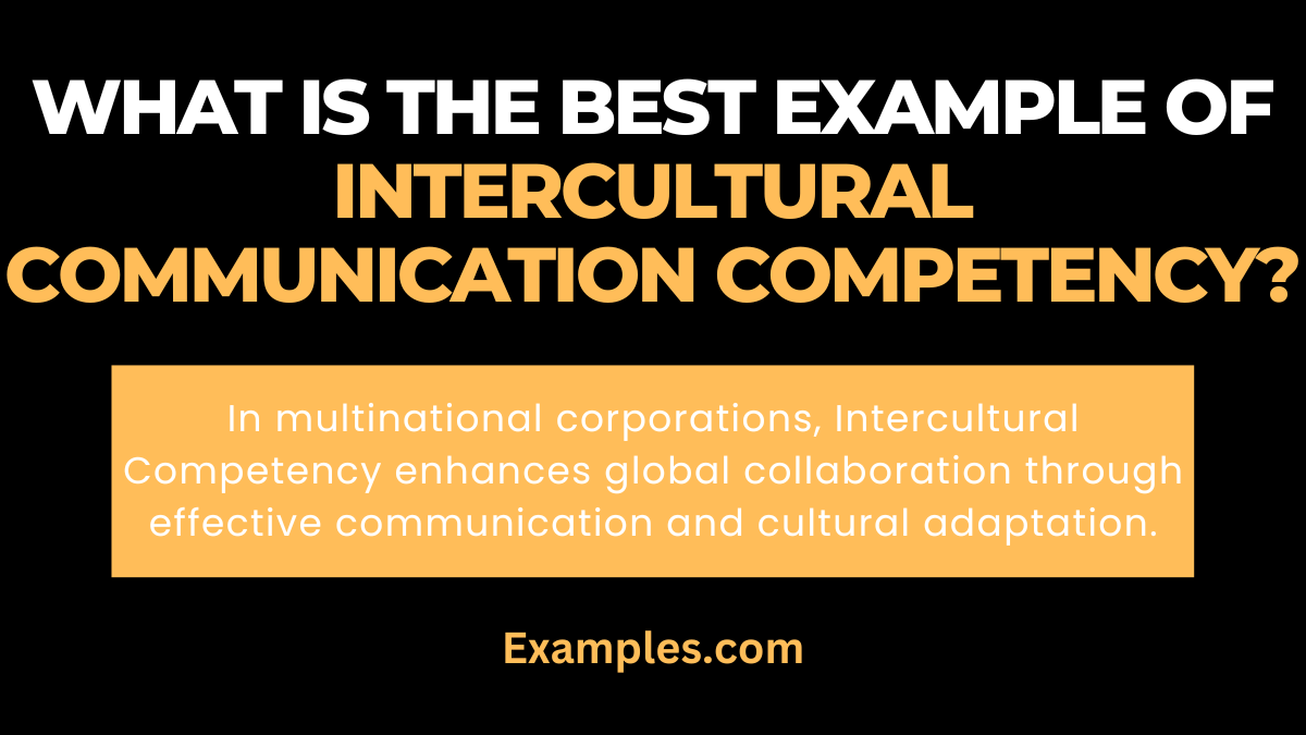 Intercultural Communication Competency - 19+ Examples