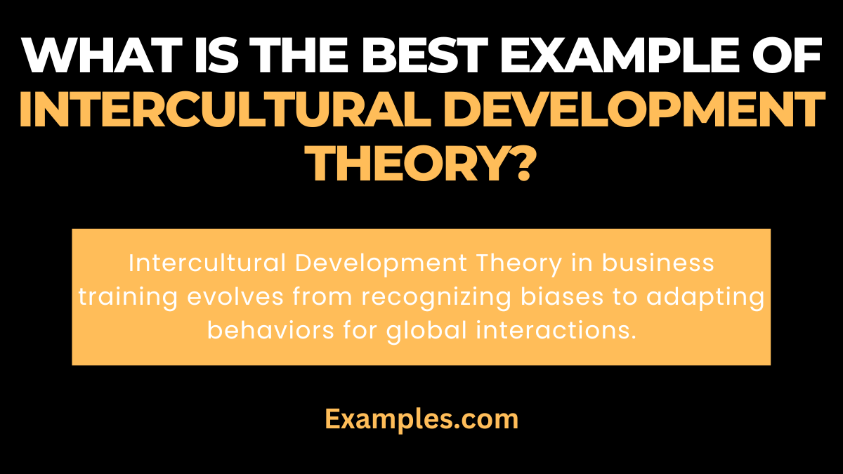 Intercultural Development Theory - 19+ Examples