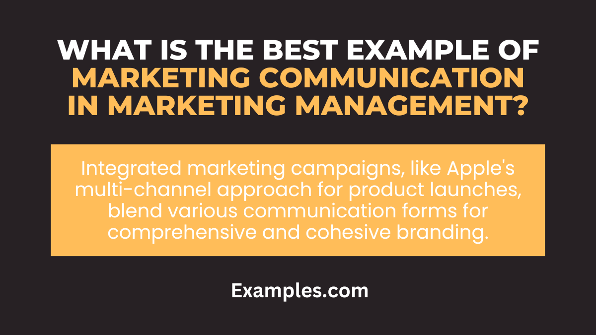 Marketing Communication in Marketing Management - 14+ Examples